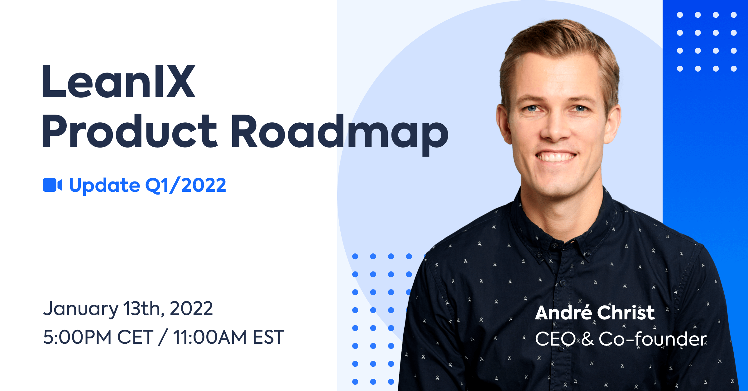 Exclusive Customer Webinar: LeanIX Product Roadmap on January 13th, 2022